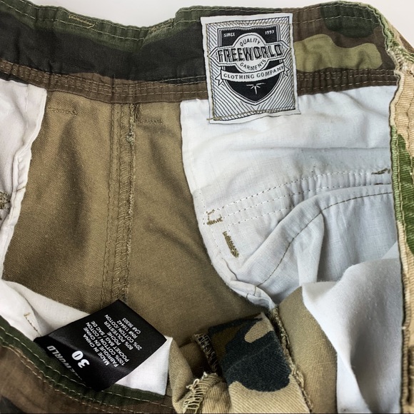 Free World | Shorts | Freeworld Camouflage Cargo Shorts | Poshmark